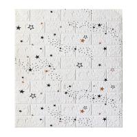 China Luxury 3D PE Foam Wall Sticker With Self Adhesive Backing for sale