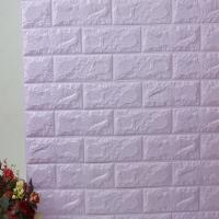 China Child Proofing Safety PE Foam Wall Stickers Anti Collision PE Foam 3D Wallpaper for sale