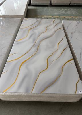 China Seamless Monolithic Surface PVC Marble Sheets For Wall Cladding for sale