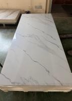 China Fire Retardant Class A PVC Marble Panel Sheet Waterproof 1220mmx2400mm for sale