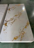 China Mirror High Gloss PVC Marble Wall Panel Sheets 2.0mm - 3.2mm Thickness Lightweight for sale
