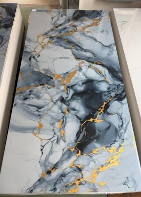 China High Gloss PVC Marble Sheets Waterproof Recyclable Eco Friendly for sale