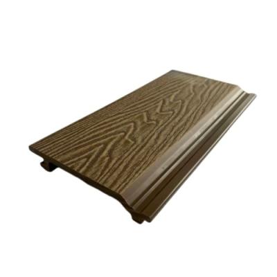 China Fire Retardant Exterior WPC Cladding Shields Seamless Interlocking Installation for sale