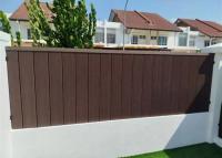 China 160mm Recyclable Chemical Free WPC Fencing Panels Co Extrusion for sale