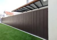 China Coextrusion WPC Wood Plastic Composite Fence Panels UV Resistant Waterproof Moldproof for sale