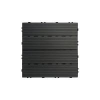 China 3D Embossed WPC Decking Tiles WPC Floor Tiles Match Real Wood Anti Slip for sale