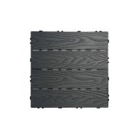 China Weatherproof WPC DIY Tiles Co Extrusion High UV Resist Wood Plastic Composite Tiles for sale