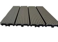 China Weatherproof WPC DIY Tiles Co Extrusion High UV Resist Wood Plastic Composite Tiles for sale