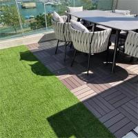 China Anti Warping Floor WPC DIY Tiles Stay Flat Easy Installation UV Resistance for sale