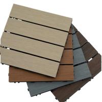 China Anti Warping Floor WPC DIY Tiles Stay Flat Easy Installation UV Resistance for sale
