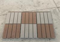 China Fire Retardant WPC Garden Tiles WPC Tile Flooring Safe Decking for sale