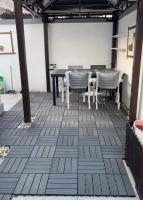 China Labor Saving WPC DIY Tiles Easy Quick Outdoor Flooring Installation for sale