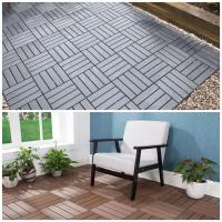 China Heavy Duty Wood Plastic Composite Deck Tiles Block Transit Damage for sale