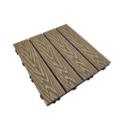 China 300*300mm WPC Deck Tiles Chlorine Resistant Pass Mold Tests for sale