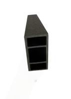 China Termite Resistance WPC Hollow Tube Garden Louvre Waterproof With Quick Installation Guide for sale