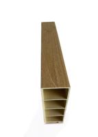 China Moistureproof WPC Timber Tube PVC Tube Acoustic Baffle Eco Friendly for sale
