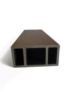 China Co Extrusion WPC Tube Sunshade Louvre With High Impact Strength for sale