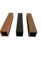 China Flame Retardant WPC Tube Exterior Wood Plastic Composite Tube for sale