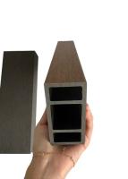 China Co Extrusion WPC Tube Sunshade Louvre With High Impact Strength for sale