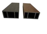 China Co Extrusion WPC Tube Sunshade Louvre With High Impact Strength for sale