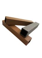China Flame Retardant WPC Tube Exterior Wood Plastic Composite Tube for sale