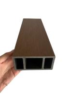 China Termite Resistance WPC Hollow Tube Garden Louvre Waterproof With Quick Installation Guide for sale