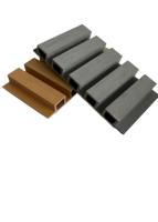 China 190*20mm Weatherable Exterior WPC Wall Panel Color Fast ASA Co Extrusion for sale
