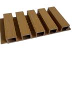 China 190*20mm Weatherable Exterior WPC Wall Panel Color Fast ASA Co Extrusion for sale