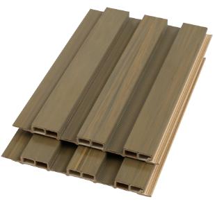 China Self Cleaning ASA Capped WPC Outdoor Wall Panel Stain Proof for sale