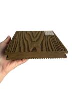 China Solid Co Extruded WPC Decking Panel Natural Grain Non Toxic 140*18mm for sale