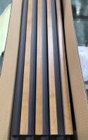 China Black Base Easy Install Interior WPC Wall Panel Manufacturer for sale