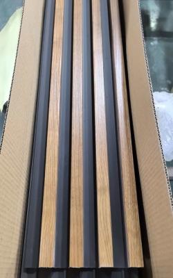 China Black Base Easy Install Interior WPC Wall Panel Manufacturer for sale