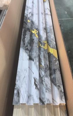 China 160mm Golden Streak Waterproof Interior WPC Wall Panel for sale
