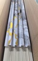 China 160mm Golden Streak Waterproof Interior WPC Wall Panel for sale