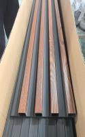 China Black Base Easy Install Interior WPC Wall Panel Manufacturer for sale