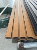 China Premium Coextruded WPC Fluted Cladding Anti Scratch Wall Board for sale