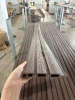 China Modern 160x19mm 3 Slat WPC Fence Panels Strict Color Consistency Supply for sale