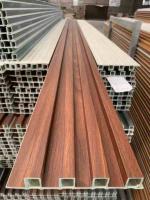 China Deep Fluted 160x24mm Interior WPC Wall Panel Eco Friendly Seamless Cladding for sale