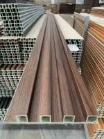 China Deep Fluted 160x24mm Interior WPC Wall Panel Eco Friendly Seamless Cladding for sale