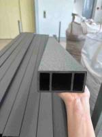 China 50*100mm Dark Ebony 1st Gen outdoor WPC Timber Tube for sale