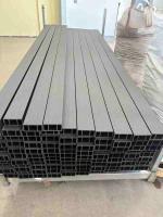 China 50*100mm Dark Ebony 1st Gen outdoor WPC Timber Tube for sale