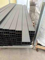 China 50*100mm Dark Ebony 1st Gen outdoor WPC Timber Tube for sale