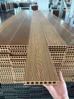 China 148*23mm Anti-Slip UV Resistant Outdoor WPC Decking Panel for sale
