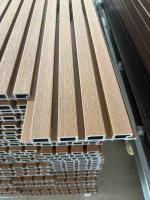China 219*26mm Co-Extrusion 360 Shield Exterior WPC Wall Panel for sale