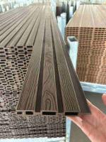 China 160*19mm 1st Gen Fluted Hollow Composite Fence Panel for sale