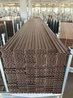 China 160*19mm 1st Gen Fluted Hollow Composite Fence Panel for sale