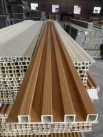 China 3D Wooden Texture Waterproof 160*20mm Interior WPC Fluted Slat Wall Board for sale