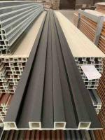 China 3D Wooden Texture Waterproof 160*20mm Interior WPC Fluted Slat Wall Board for sale