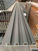 China Anti-Warping Interlocking 160*24mm Interior WPC Fluted Slat Wall Board for sale
