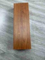China 3D Embossed Wood Grain Moistureproof PVC Tube 100*50mm for sale
